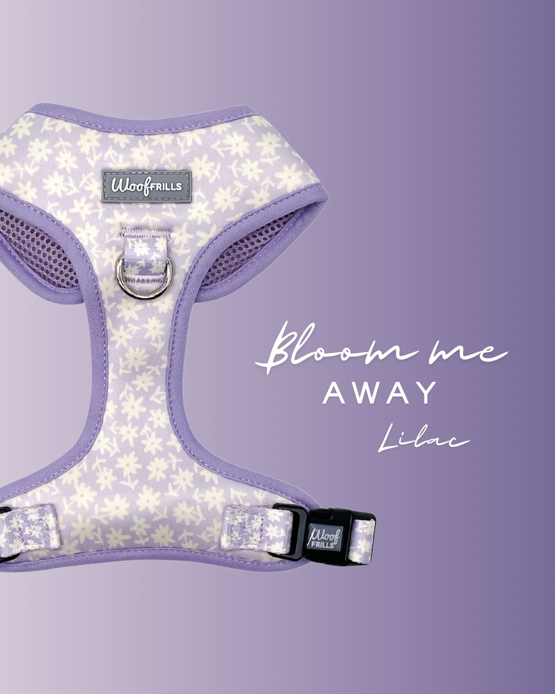 Purple dog harness | daisy dog harness | woof frills – Woof Frills